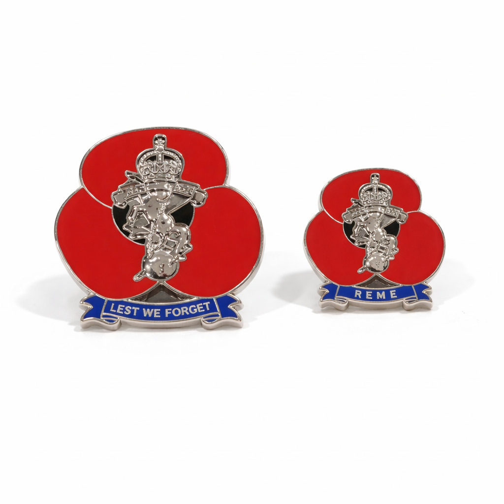 REME Poppy Pins 2026 – The REME Shop